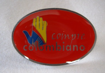 PINES DE SOLAPA, BOTONES PUBLICITARIOS,AMA JOYERIA CORPORATIVA, BOGOTA